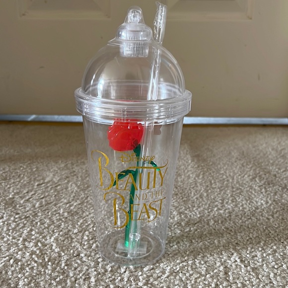 Disney | Dining | Beauty And The Beast Rose Cup | Poshmark